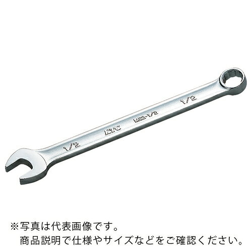 特長：スパナ側ヘッド部は幅を極力小さく、力の加わる部分にボリュームを持たせ、従来のやり形を進化させたKTC独自の新やり形ヘッドです。柄は中央にくぼみをもたせ、しなりに強く軽量化も図れる断面形状です。サイズ表示は大きく見やすい鍛造浮き出し刻印...