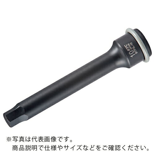 特長：先端六角部の長さを短くし、ねじれ剛性を高めた先端形状を採用しています。専用鋼材で、耐久性アップ、丈夫で長持ちします。独自のピン抜け防止機構 AMBAC（アンバック）システム採用です。回転中のピンの飛び出しを防止します。用途：六角穴付き...