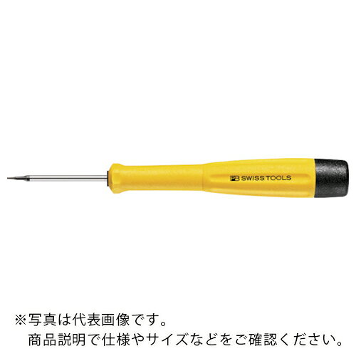 特長：弱電関連での作業に最適なESDタイプです。静電気の帯電または放電が危険または損傷をもたらす可能性のある作業現場全般に適しています。仕様：軸長(mm)：40刃先：0.8刃先(mm)：0.8全長(mm)：133材質／仕上：軸：特殊鋼グリッ...