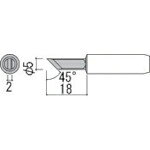 特長：900シリーズの交換コテ先です。用途：仕様：適合機種：C1145、C1146、900L、900L-ESD、934-1、934-2、No952-01コテ先名称：K型材質／仕上：セット内容／付属品：注意：