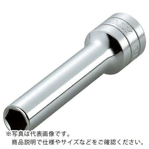 特長：KTC独自のパワーフィット形状を採用しています。(口径部は5mm以下を除く)貫通タイプなのでボルトが突き出たナットや奥まった箇所での作業に最適です。全長は従来品に比べより長く設定されています。仕様：差込角(mm)：12.7対辺寸法(m...