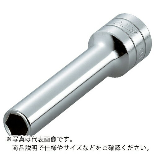 特長：KTC独自のパワーフィット形状を採用しています。(口径部は5mm以下を除く)貫通タイプなのでボルトが突き出たナットや奥まった箇所での作業に最適です。全長は従来品に比べより長く設定されています。仕様：差込角(mm)：12.7対辺寸法(m...
