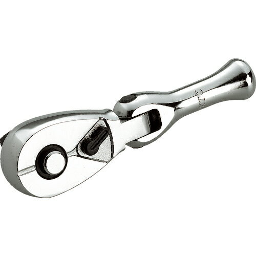 特長：コンパクトショートタイプです。狭い場所での作業に最適です。ユニオン機構採用で不用意なソケットの落下も防止します。一体式クロウ採用でヘッド厚さは当社従来比20%減のコンパクトヘッド化しました。36枚ギアを採用し、細かな送り角度を実現する...