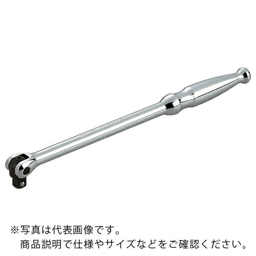 特長：強靭・ロング設計で力がかけやすくなっています。ジョイント部は首倒れせず使いやすい設計です。新ジョイント機構の採用でヘッド高さを低く設定し、狭い場所での作業性を向上させています。用途：汎用工具仕様：差込角(mm)：12.7全長(mm)：...
