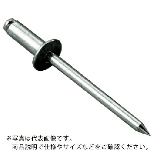 特長：片側から複数の母材をワン・アクションで締結できます。溶接に比べて作業の省力化や生産性の向上にメリットがあります。用途：自動車板金、電機板金などに。仕様：リベット径(mm)：4.0リベット長(mm)：23.0フランジ径(mm)：8.0か...