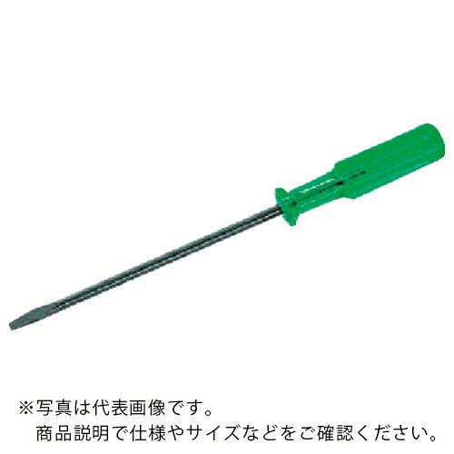 特長：硬くて耐久性があり汚れが付きにくい、樹脂グリップです。軸は丸軸です。用途：汎用工具仕様：刃先：［［−］］2.5軸長(mm)：75全長(mm)：120材質／仕上：軸:特殊鋼グリップ:アセテート樹脂　●代表画像について 商品によっては、代...