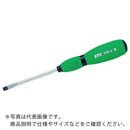 特長：グリップは軽く、ベタつき感がなく環境にやさしいエラストマー樹脂を採用しています。軸は丸軸です。仕様：刃先：［［−］］8軸長(mm)：150全長(mm)：285先端：マグネット入り材質／仕上：軸:クロムバナジウム鋼グリップ:エラストマー...