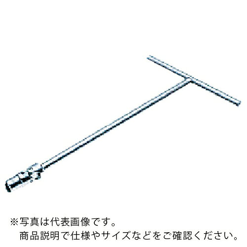 特長：マグネット入りのT形レンチです。ソケット部は6角形状です。用途：汎用工具仕様：対辺寸法(mm)：17全長(mm)：331.5全幅(mm)：180対辺(mm)：17材質／仕上：特殊工具鋼注意：ジョイント部は衝撃やこじれに弱いため、力の入...