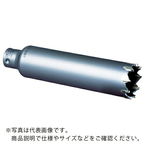 特長：振動ドリルの打撃力、回転力を有効に生かせる刃先形状です。被削面にひび割れなどが起こらず、きれいな穴あけが可能です。用途：被削材:ブロック、モルタルなど。仕様：刃径(mm)：120有効長(mm)：130刃厚(mm)：2.5適合機種：振動...