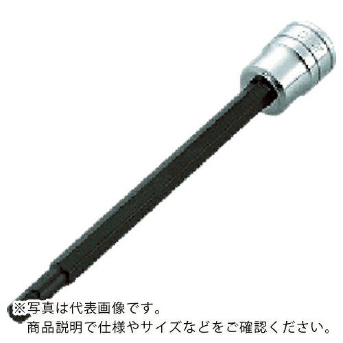 特長：ビット部は差込式で、交換が可能です。ロングタイプです。差込角側は応力の集中を防ぐパワーフィット形状を採用しています。用途：汎用工具仕様：差込角(mm)：6.35対辺寸法(mm)：4ビット長さ(mm)：99全長(mm)：121.5対辺(...