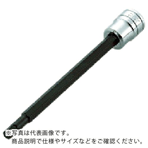 特長：ビット部は差込式で、交換が可能です。ロングタイプです。差込角側は応力の集中を防ぐパワーフィット形状を採用しています。用途：汎用工具仕様：差込角(mm)：6.35対辺寸法(mm)：5ビット長さ(mm)：99全長(mm)：121.5対辺(...