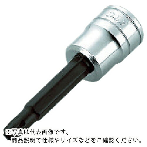 特長：ビット部は差込式で、交換が可能です。T型いじり止め形状・スタンダードタイプです。差込角側は応力の集中を防ぐパワーフィット形状を採用しています。用途：汎用工具仕様：呼びNo.：T15先端寸法(mm)：3.26差込角(mm)：6.35全長...