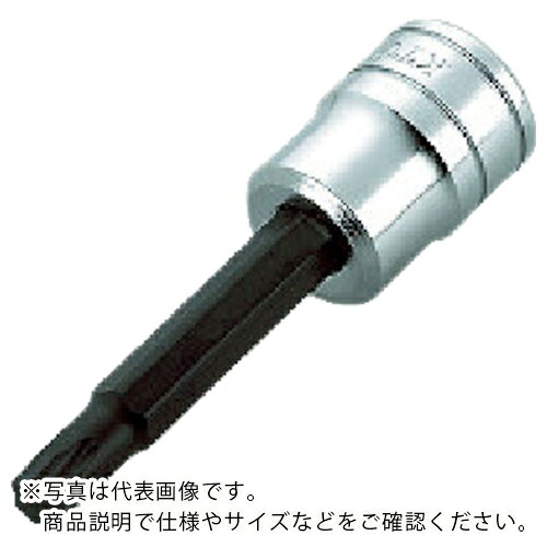 特長：ビット部は差込式で、交換が可能です。差込角側は応力の集中を防ぐパワーフィット形状を採用しています。スタンダードタイプです。用途：汎用工具仕様：呼びNo.：T27先端寸法(mm)：4.96差込角(mm)：6.35全長(mm)：59.5タ...