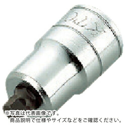 特長：ビット部は差込式で、交換が可能です。超ショートタイプです。差込角側は応力の集中を防ぐパワーフィット形状を採用しています。用途：汎用工具仕様：差込角(mm)：9.5対辺寸法(mm)：9ビット長さ(mm)：9.5全長(mm)：39.5材質...