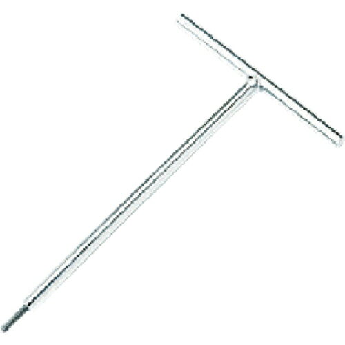 特長：T形ハンドルで早回し作業に適しています。奥深い箇所に取り付けてある六角穴付ボルトの脱着に便利です。用途：汎用工具仕様：全長(mm)：225全幅(mm)：130対辺寸法(mm)：4.0タイプ：T型材質／仕上：特殊鋼注意：ボルトの回転方向...