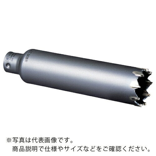 特長：振動ドリルの打撃力、回転力を有効に生かせる刃先形状です。被削面にひび割れなどが起こらず、きれいな穴あけが可能です。用途：被削材:ブロック、モルタルなど。仕様：刃径(mm)：60有効長(mm)：130刃厚(mm)：2.5適合機種：振動ド...