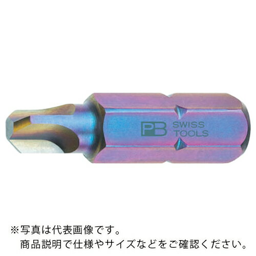 特長：強度と精度に優れた差込角1/4インチ(6.35mm)のビットです。仕様：刃先：#4全長(mm)：25シャンク径(mm)：6.35対辺(mm)：4