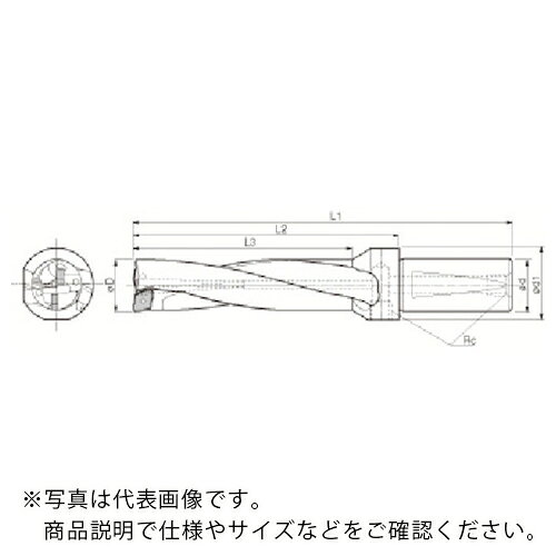 特長：高能率モジュラードリル　マジックドリルDRZ型用ホルダです。用途：ドリル加工用。仕様：適合チップ：ZCMT加工深さ：4×D
