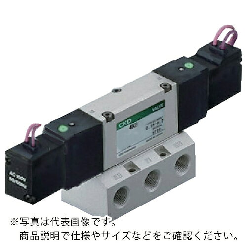 特長：ダブルソレノイドタイプの5ポート弁です。サブプレート配管です。摺動部の耐摩耗性と摺動性を向上させ、大幅な寿命アップと応答性の安定化を実現しました。用途：Φ20〜40のシリンダ駆動に仕様：有効断面積(［［MM2］］)：4.45接続口径：...