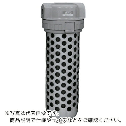 特長：フロート式特殊ドレン排出機能により大量のドレン除去に威力を発揮します。用途：一般工場エアの清浄用として仕様：接続口径：Rc3/4全長(mm)：340.7ろ過度0.3ミクロン最高使用圧力(MPa)：1材質／仕上：ボディ・カバー：亜鉛合金...