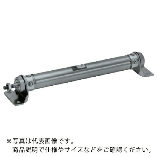 特長：一般形シリンダの中で中口径（φ20〜40mm）のシリーズで、無給油・高耐食・長寿命なシリンダです。シリーズオプションがジャバラ付、ロッド材質変更など様々なオプションが豊富なカシメタイプのシリンダです。シリンダチューブにステンレス材を使...