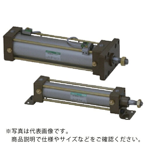 特長：タイロッドタイプの堅牢タイプのシリンダです。スイッチをあとで追加できます。仕様：チューブ内径(mm)：63ストローク(mm)：75配管ポート口径：Rc3/8取付支持形式：二山クレビス形(ピンと止め輪添付)チューブ内径：63mm最高使用...