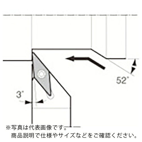 特長：スクリュークランプ方式です。用途：外径・倣い加工用。仕様：適合チップ：VP○○1103スクリュークランプ方式オフセットなし