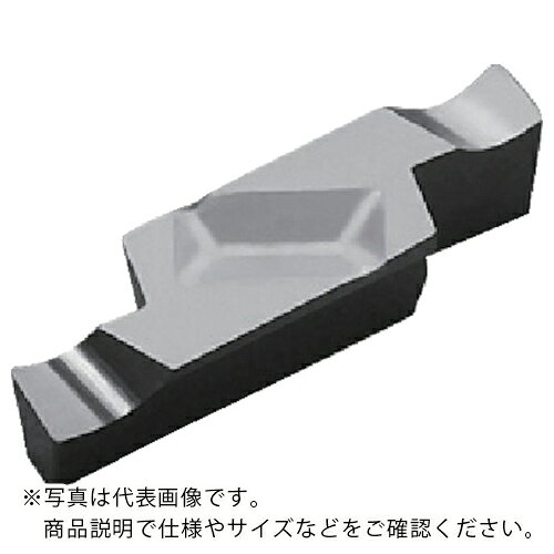 特長：GVFホルダ用端面溝入れ加工用チップです。用途：端面溝入れ加工用。仕様：適合ホルダ：GFVR-201A型/GIFVR-201A型溝幅(mm)：2.50±0.03被膜構成：MEGACOAT呈色：黒赤色材質／仕上：PVDコーティング