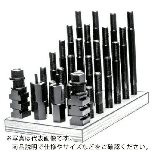特長：Tスロットナットです。フランジナットです。カップリングナットです。スタッドボルトのセットです。用途：クランピング用ボルト・ナットのセット。仕様：ねじ寸法：M10全長(mm)：75・100・125・150・175・200ねじ長さ(mm)...