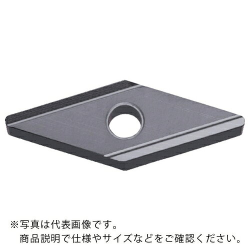 特長：3つの特殊強化技術により、高い耐摩耗性を実現したサーメットです。高速・連続加工で長寿命を実現します。用途：旋削加工用。鋼の高速・連続加工用。仕様：チップ形状：ひし形35°厚さ(mm)：4.76ノンコート呈色：輝灰色中切削G級材質／仕上...