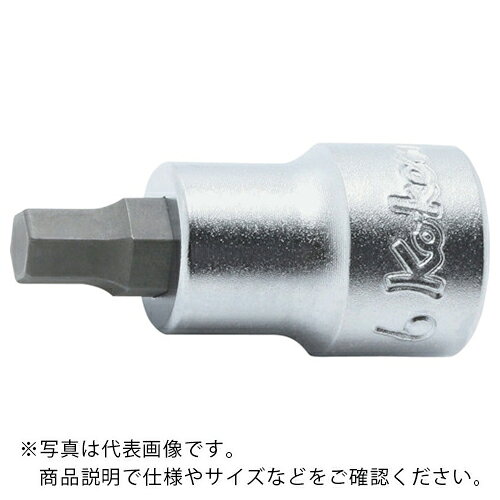 特長：ヘックスビットソケットです。仕様：差込角(mm)：9.5対辺寸法(mm)：13全長(mm)：38　●代表画像について 商品によっては、代表画像を使用している場合がございます。 商品のカラー、サイズなどが異なる商品をイメージ画像として ...
