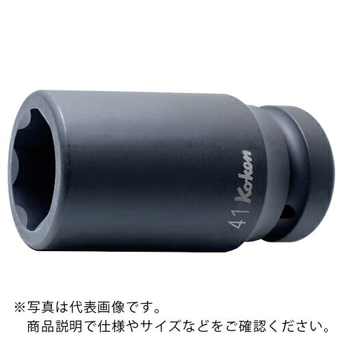 特長：インパクトサーフェイスディープソケットです。仕様：差込角(mm)：25.4対辺寸法(mm)：36全長(mm)：108材質／仕上：クロムモリブデン鋼(SCM435)セット内容／付属品：Cリング　●代表画像について 商品によっては、代表画...