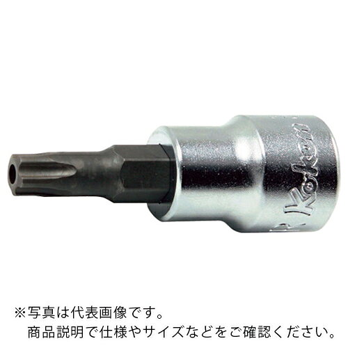 特長：イジリ止めトルクスプラスビットソケットです。仕様：差込角(mm)：9.5　●代表画像について 商品によっては、代表画像を使用している場合がございます。 商品のカラー、サイズなどが異なる商品をイメージ画像として 使用させて頂いている場合...