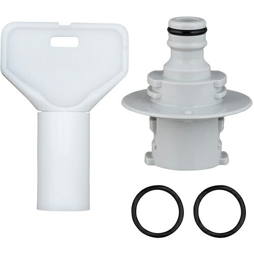 特長：ホースリールの本体横(補助ホースをつなぐ部分)のニップルです。用途：交換、補修用。仕様：使用圧力(MPa)：0.7品名：交換用ニップルセット適合ホースリール：オーロラシリーズ(R200FJA、R300FJA、R500FJ、RD215F...