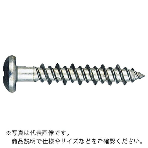 特長：プラグ不要のため、下穴は小径で済みます。高く鋭いねじ山と低いねじ山の両機構で相手材にしっかり固着します。用途：コンクリート・ブロック・木材用。配線・配管用サドル留め、スイッチボックスなど。仕様：呼び径d(mm)：4長さ(mm)：25埋...