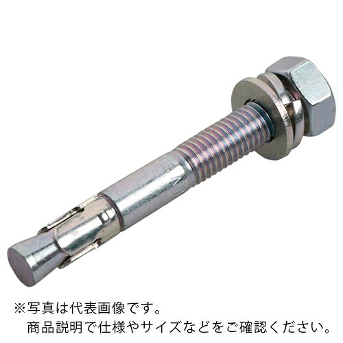 特長：引張力に追従し、拡張部が開く「追従拡張機能」で安定した強度を発揮します。本体とねじ径が同径のため、取付物の上から施工が可能です。JCAA認証品とSHASE-S規格品に基づく主要寸法。施工管理の目安となるラインマークが付いています。施工...