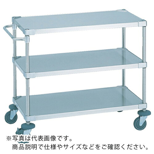 特長：ステンレス（SUS304）製なので、耐さび性・耐薬品性などに優れた耐久性を発揮します。用途：高温多湿、冷凍・冷蔵庫など過酷な場所。食品関係で衛生的な場所。電子、半導体でのクリーンな環境を求める場所。仕様：最大積載量(kg/台)：200...