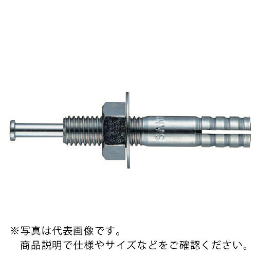 特長：アンカー径の2倍近く開脚することにより強力固着されます。施工完了が一目で分かり、施工管理ができます。取付物の上から直接施工ができます。用途：ブロック用案内板取付け、配線・配管の取付けなど仕様：ねじの呼び：M10全長(mm)：60ねじ長...