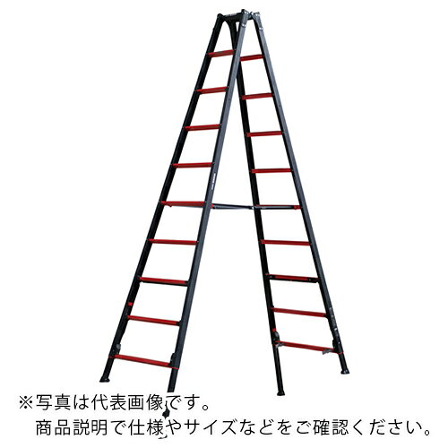 用途：現場工事やメンテナンスなどの昇降作業に。仕様：最大使用質量(kg)：100天板高さ(m)：2.43〜2.87収納時全長(m)：2.6天板寸法(mm)：234×160踏ざん間隔(mm)：295踏ざん踏面幅(mm)：60有効高さ(m)：1...