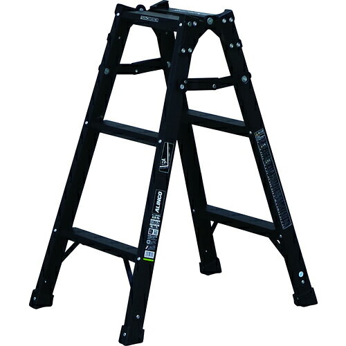 特長：ブラックカラー用途：内装工事や作業。仕様：最大使用質量(kg)：100天板高さ(m)：0.82はしご全長(m)：1.75天板寸法(mm)：252×157踏ざん踏面幅(mm)：52Aマーク：認定品JISマーク：認定品ステップ数(天板除く...