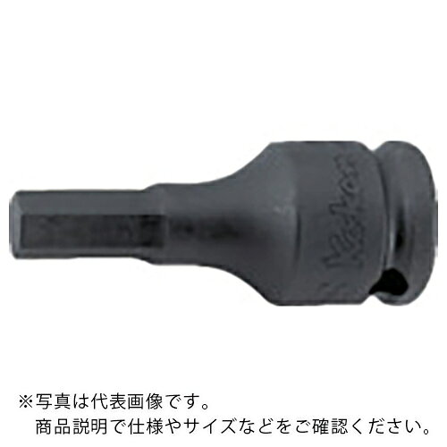 特長：6角穴付きボルト用のヘックスビットソケットです。インパクトレンチなどの動力工具用です。仕様：差込角(mm)：9.5対辺寸法(mm)：4全長(mm)：52適合ピン：A31適合Oリング：B31適合Cリング：C31対辺(mm)：4適合ピン・...