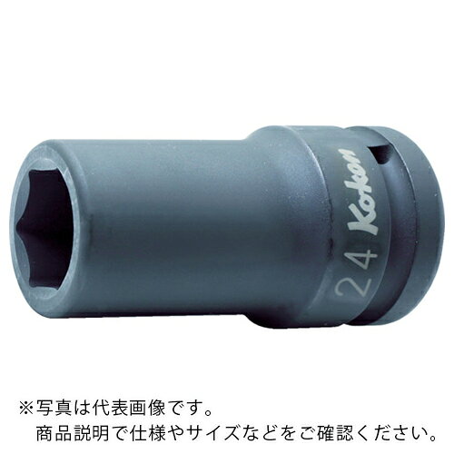 特長：ボルト／ナットに接する開口部(6角)はもちろんのこと、差し込み側の四角駆動部にも角を傷めずハイトルクを確実に伝える面接触のフラットドライブを採用しています。仕様：差込角(mm)：19.0対辺寸法(mm)：30全長(mm)：75対辺形状...