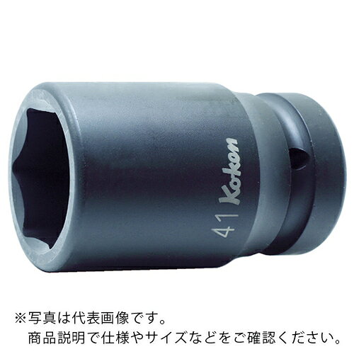 特長：ボルト／ナットに接する開口部(6角)はもちろんのこと、差し込み側の四角駆動部にも角を傷めずハイトルクを確実に伝える面接触のフラットドライブを採用しています。仕様：差込角(mm)：25.4対辺寸法(mm)：27全長(mm)：80対辺形状...