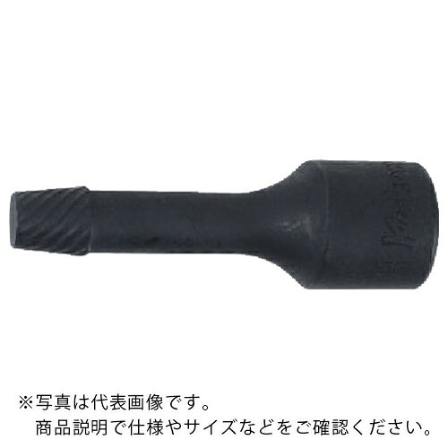 特長：破損ボルトの抜き取り用です。破損ボルトに下穴をあけ、ボルトツイスターを食い付かせて抜き取ります。汎用のソケットレンチのハンドル類で駆動可能です。用途：破損ボルトの抜き取り用。仕様：使用ボルトねじ：M18〜M20全長(mm)：60使用ド...