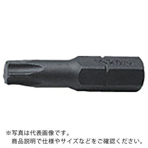 特長：インパクトドライバー用のビットです。仕様：刃先：T45六角対辺(mm)：トルクス　T45全長(mm)：32適合機種：5/16 8mmHEXビットホルダー適合サイズ：DIN3126/ISO1173 C8規格シャンク径：5/16インチ溝位...