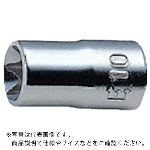 特長：E型トルクスソケットです。仕様：差込角(mm)：6.35全長(mm)：22対辺寸法(mm)：E10対辺(mm)：E10　●代表画像について 商品によっては、代表画像を使用している場合がございます。 商品のカラー、サイズなどが異なる商品...