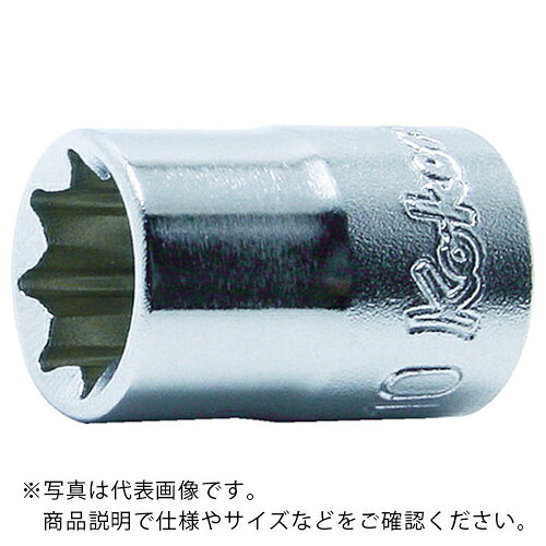 特長：ドレンプラグ等の4角凸形状を駆動可能な4角凹ソケットです。仕様：差込角(mm)：9.5対辺寸法(インチ)：1/2全長(mm)：27材質／仕上：クロムモリブデン鋼(SCM435)　●代表画像について 商品によっては、代表画像を使用してい...