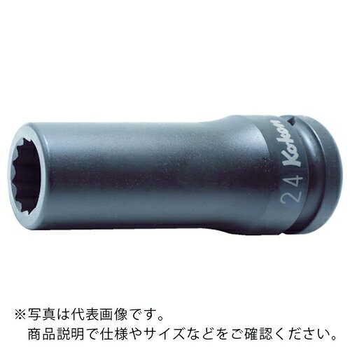 特長：ボルト／ナットに接する開口部(12角)はもちろんのこと、差し込み側の四角駆動部にも角を傷めずハイトルクを確実に伝える面接触のフラットドライブを採用しています。仕様：差込角(mm)：19.0対辺寸法(mm)：22全長(mm)：100対辺...