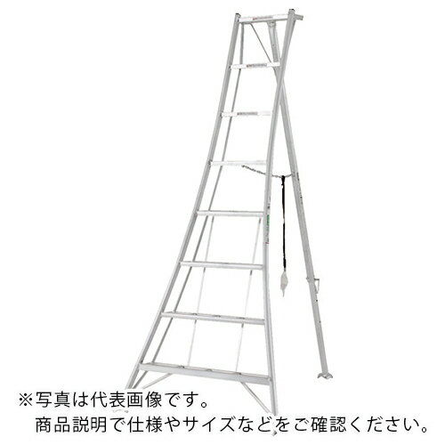 特長：軽量で使いやすいアルミ製三脚です。大型支柱を採用することで、昇降時の安全性・安定性が向上した製品です。用途：農園、園芸作業に。仕様：天板高さ(m)：0.85収納時全長(m)：0.94Aマーク：認定品SGマーク：認定品最大使用質量(kg...