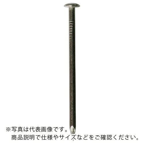 特長：錆にくいステンレス製の丸釘です。購入しやすい少量パックです。仕様：寸法(mm)d：2.45全長(mm)：45頭部径(mm)：5.6番手(#)：13頭形状：丸頭HP　ステンレス釘　丸頭　2.4×45材質／仕上：ステンレス(SUS304)...
